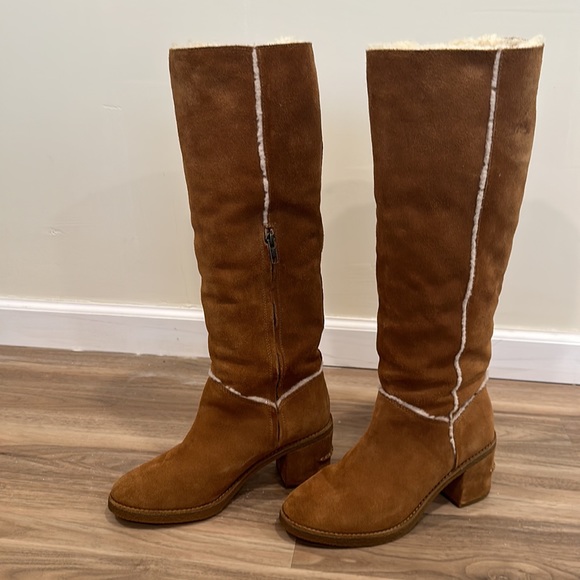UGG | Shoes | Ugg Heeled Chestnut Boot Size 9 As Seen On Rita Ora ...